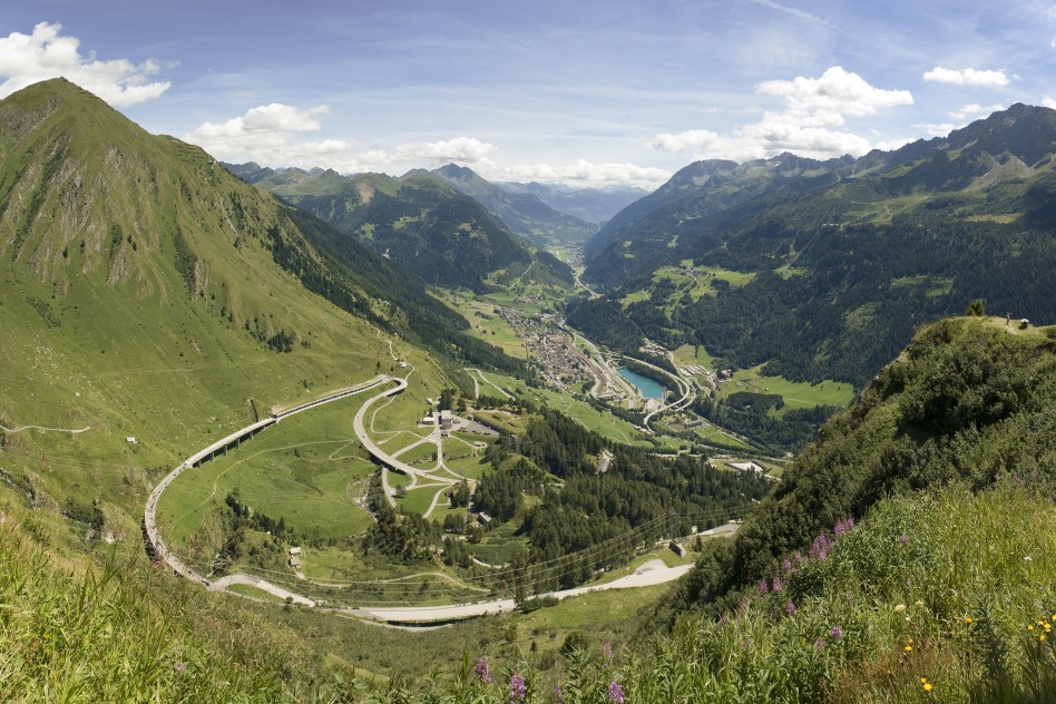 St Gotthard Pass, Switzerland - Motorhome Voyager