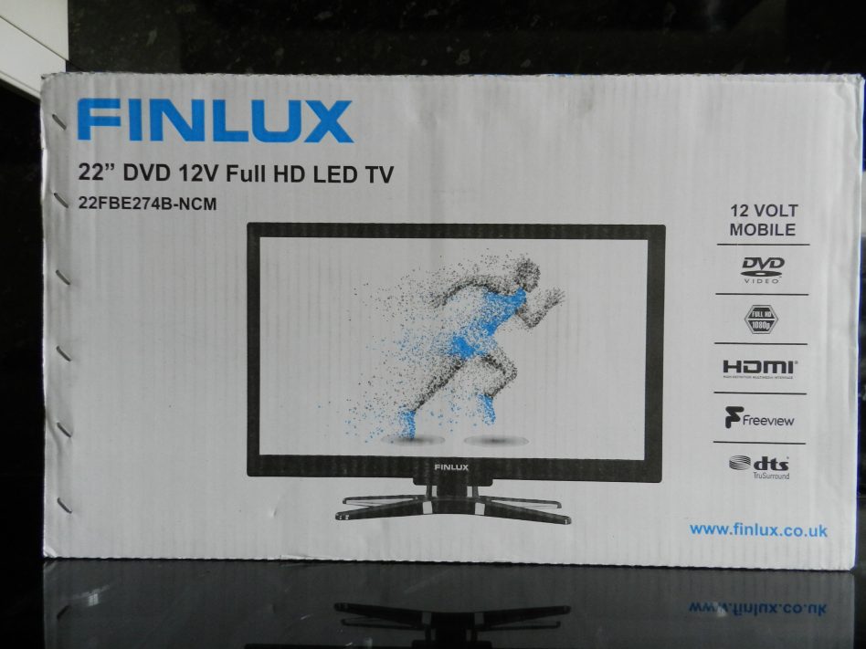 Finlux 12v TV DVD - good value for money - Motorhome Voyager